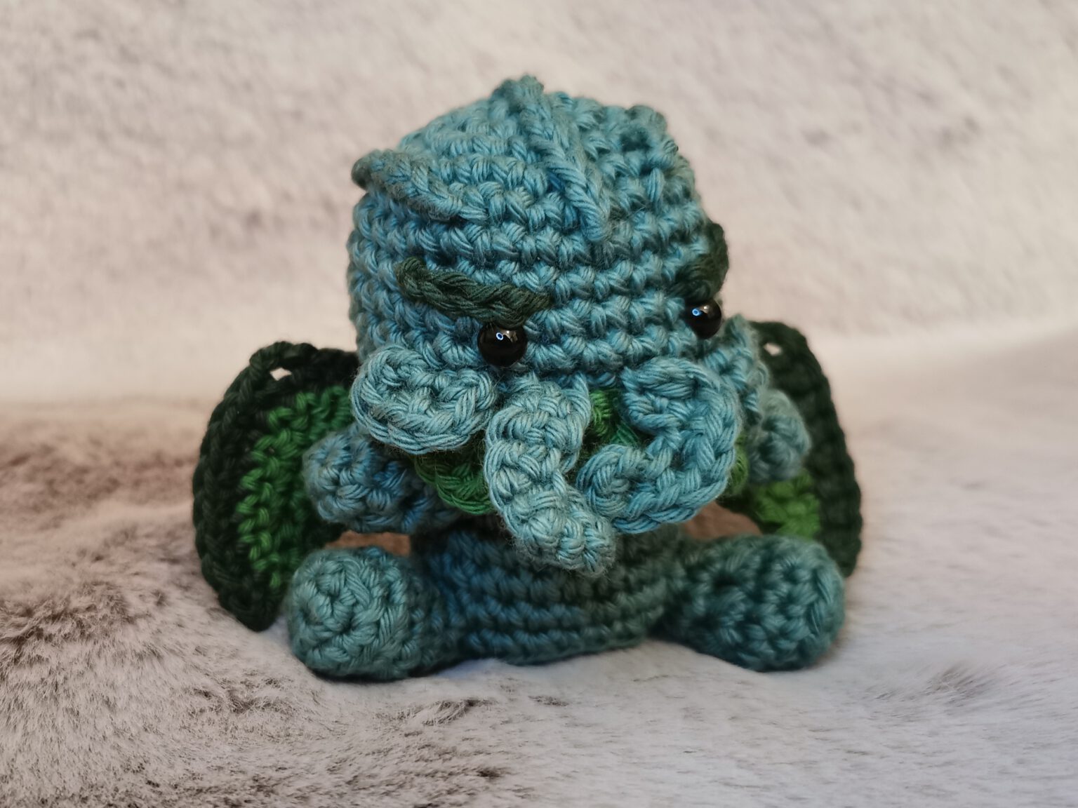 Häkeln ⇒ Supergurumi Mini Cthulhu - Nerd mit Nadel
